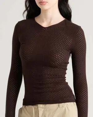 PEACHY DEN Thermal Knit