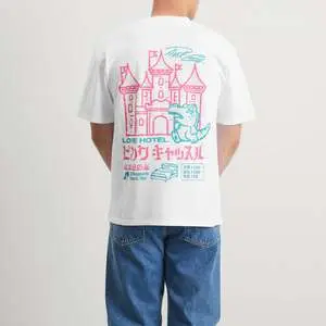 Edwin Pink Castle T-shirt