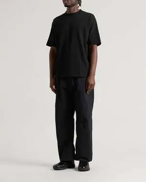 SNOW PEAK New Standard Back Printed Logo T-shirt - Black