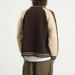 FRIZMWORKS Wool Varsity Zip Cardigan