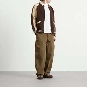 FRIZMWORKS Wool Varsity Zip Cardigan