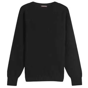 You Must Create Suedehead Crew Neck Jumper - Black