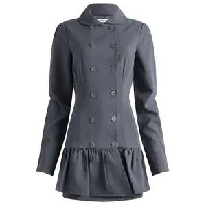 PEACHY DEN Romy Mini Dress - Grey