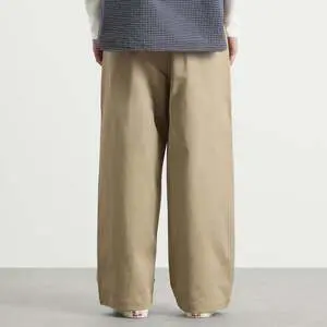 BEAMS New Wide Pleated Chino