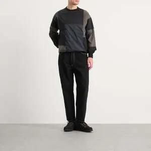 BEAMS Wide Tapered Denim Jeans