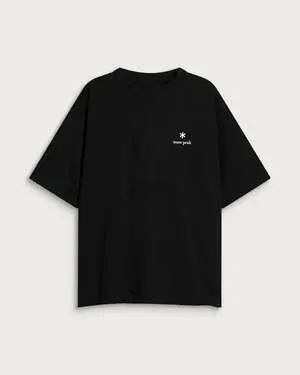 SNOW PEAK New Standard Logo T-shirt - Black