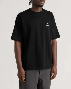 SNOW PEAK New Standard Logo T-shirt - Black