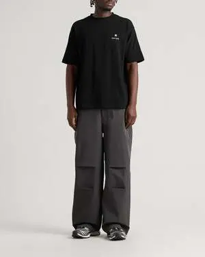SNOW PEAK New Standard Logo T-shirt - Black