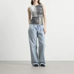 MAISON MARGIELA Patchwork Sequin Top | Size: | Elastane/polyamide | End Clothing