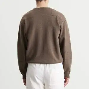 JIL SANDER Wool Jumper With Padded Detail