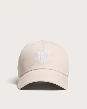 END. Monogram Clean Up Cap - Bone
