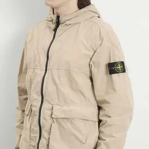 Stone Island Nylon Smerigliato-tc Shorts Parka Jacket