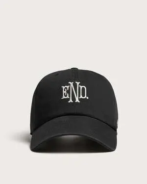 END. Monogram Clean Up Cap - Black