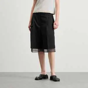 RÓHE Organza Lined Shorts