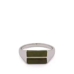 Miansai Duo Jasper Ring - Silver
