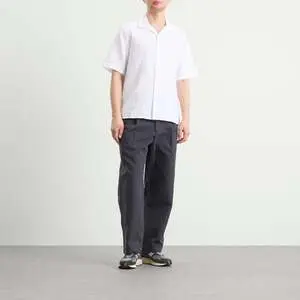 WAX LONDON Didcot Double Weave Grid Vacation Shirt