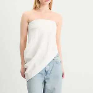 ST. AGNI Cloud Asymm Drape Top