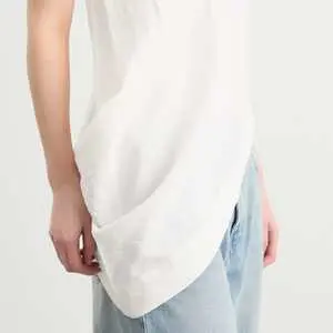 ST. AGNI Cloud Asymm Drape Top