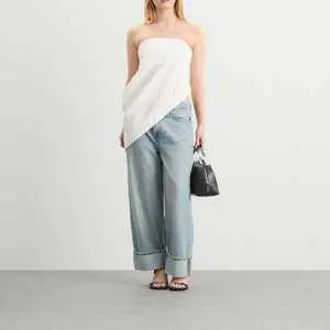 ST. AGNI Cloud Asymm Drape Top