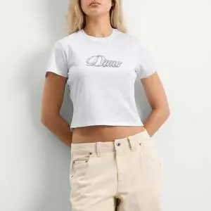 DIME Cursive Denim T-shirt