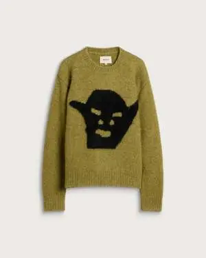 HERESY Gob Knit Jumper - Green