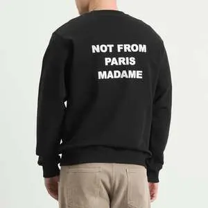 Drole De Monsieur Not From Paris Madame Crew Sweatshirt
