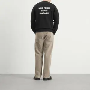 Drole De Monsieur Not From Paris Madame Crew Sweatshirt