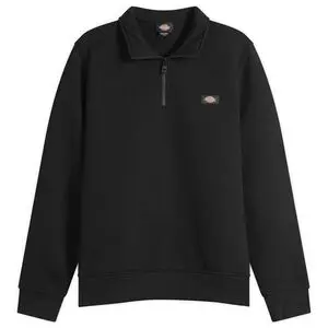 Dickies Oakport Quarter Zip Sweatshirt - Black