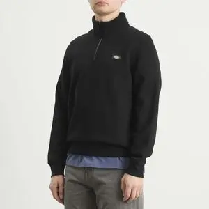 Dickies Oakport Quarter Zip Sweatshirt - Black
