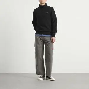 Dickies Oakport Quarter Zip Sweatshirt - Black
