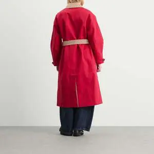 DAMSON MADDER Anja Reversible Honey Trench Coat Jacket