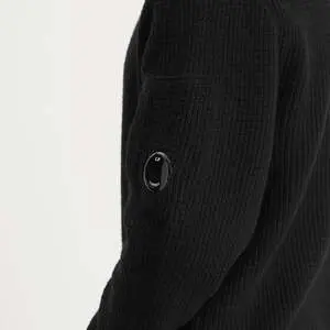 C.P. COMPANY Half Zip Lambswool Jumper