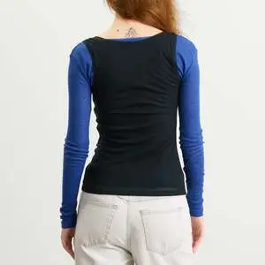 FRUITY BOOTY Double Layer Long Sleeve Top