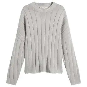 ABOUT:BLANK Rib Knit Crew - Grey