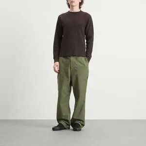 Needles Reversed Sateen String Fatigue Trousers