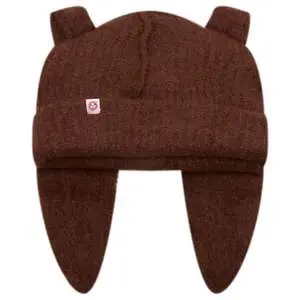 CHARLES JEFFREY Alpaca Chunky Rabbit Beanie - Brown