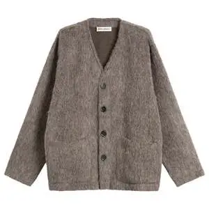 Our Legacy Hairy Wool Cardigan - Mole