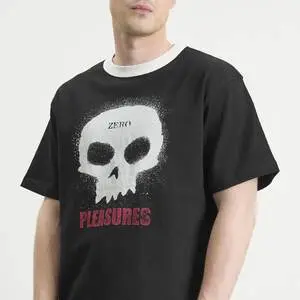 PLEASURES X Zero Single Skull Heavyweight T-shirt