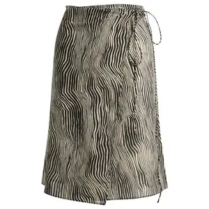 ST. AGNI Savannah Silk Wrap Skirt