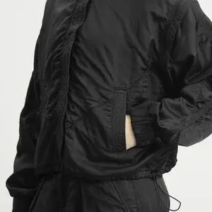 You Must Create Heath Bomber Satin Jacket