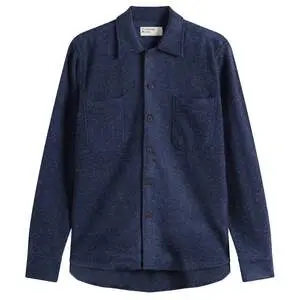 Universal Works Dam Marl Work Shirt - Navy