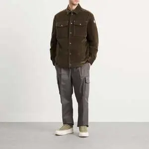 Moncler Gaberdine Cotton Cargo Trousers