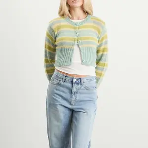 SUNDAYFRUITMARKET Sun Cropped Cardigan