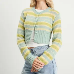 SUNDAYFRUITMARKET Sun Cropped Cardigan