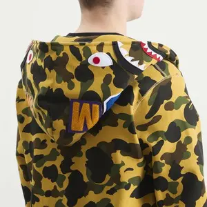 A BATHING APE 1st Camo Full Zip Shark Hoodie