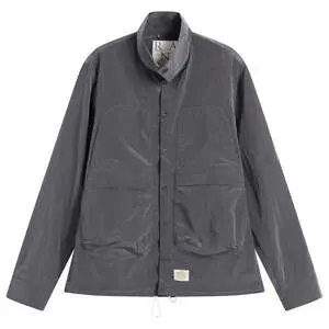 RANRA Epitome Shiny Nylon Overshirt - Peat