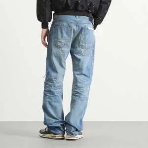 Mastercraft Union Showa Relaxed Repaired Jeans