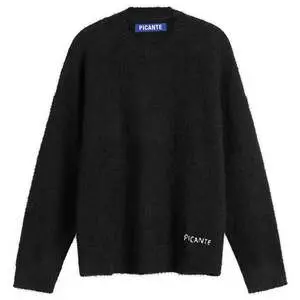 PICANTE Shaggy Sweater - Black