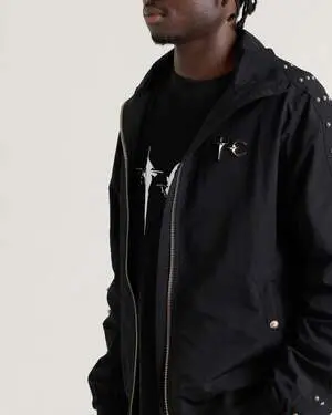 THUG CLUB Triple Line Stud Track Jacket