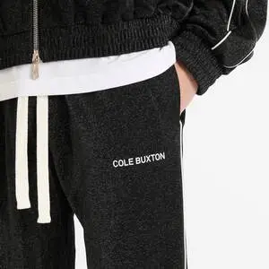 COLE BUXTON Glitter Piped Track Pant